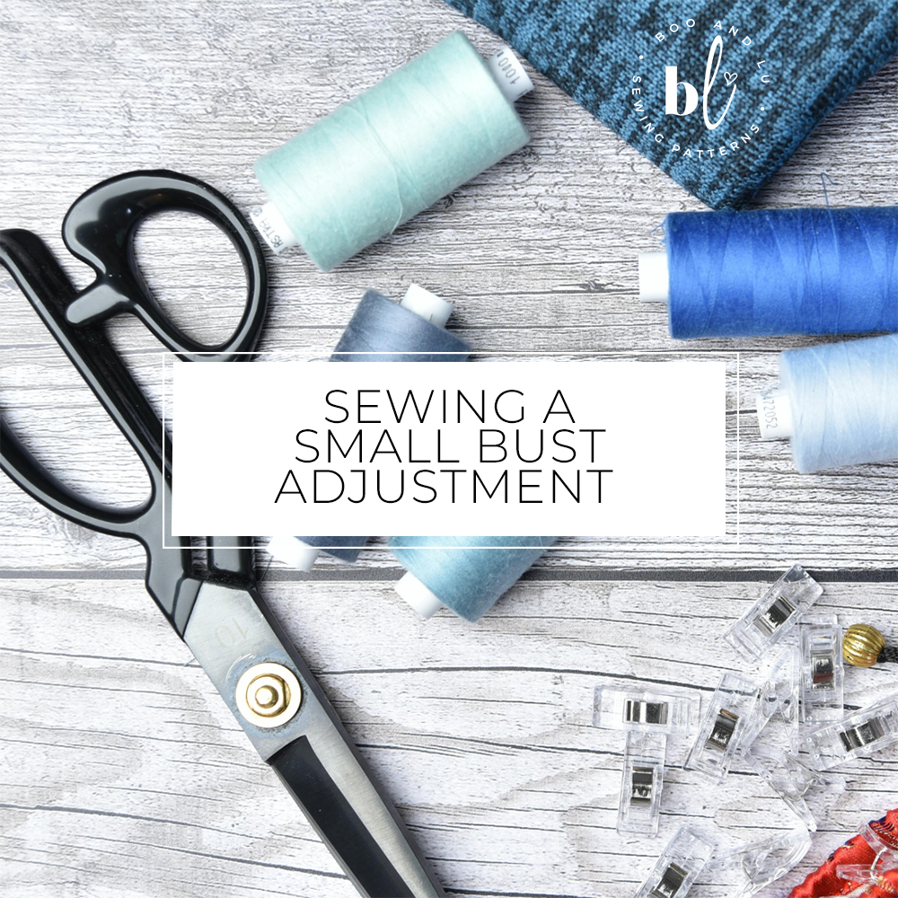 Sewing a Small Bust Adjustment (SBA) - Boo and Lu
